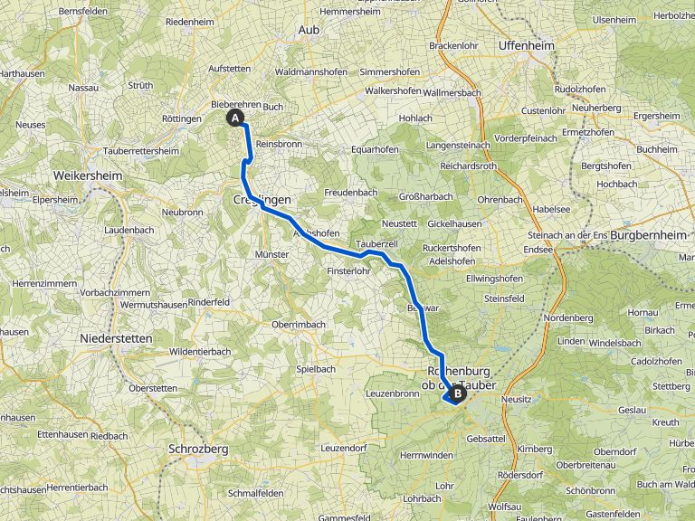 Main-Tauber-Fränkischer Rad-Achter: Ostring - Ausflug nach Rothenburg ...